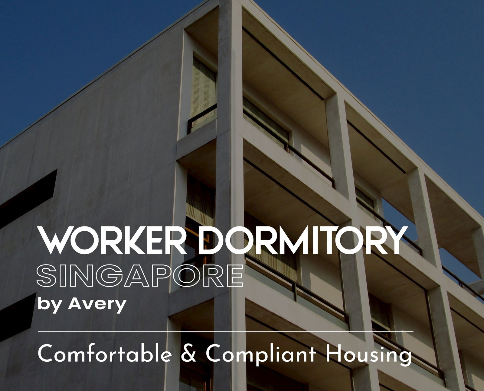 Worker Dormitory Singapore by Avery